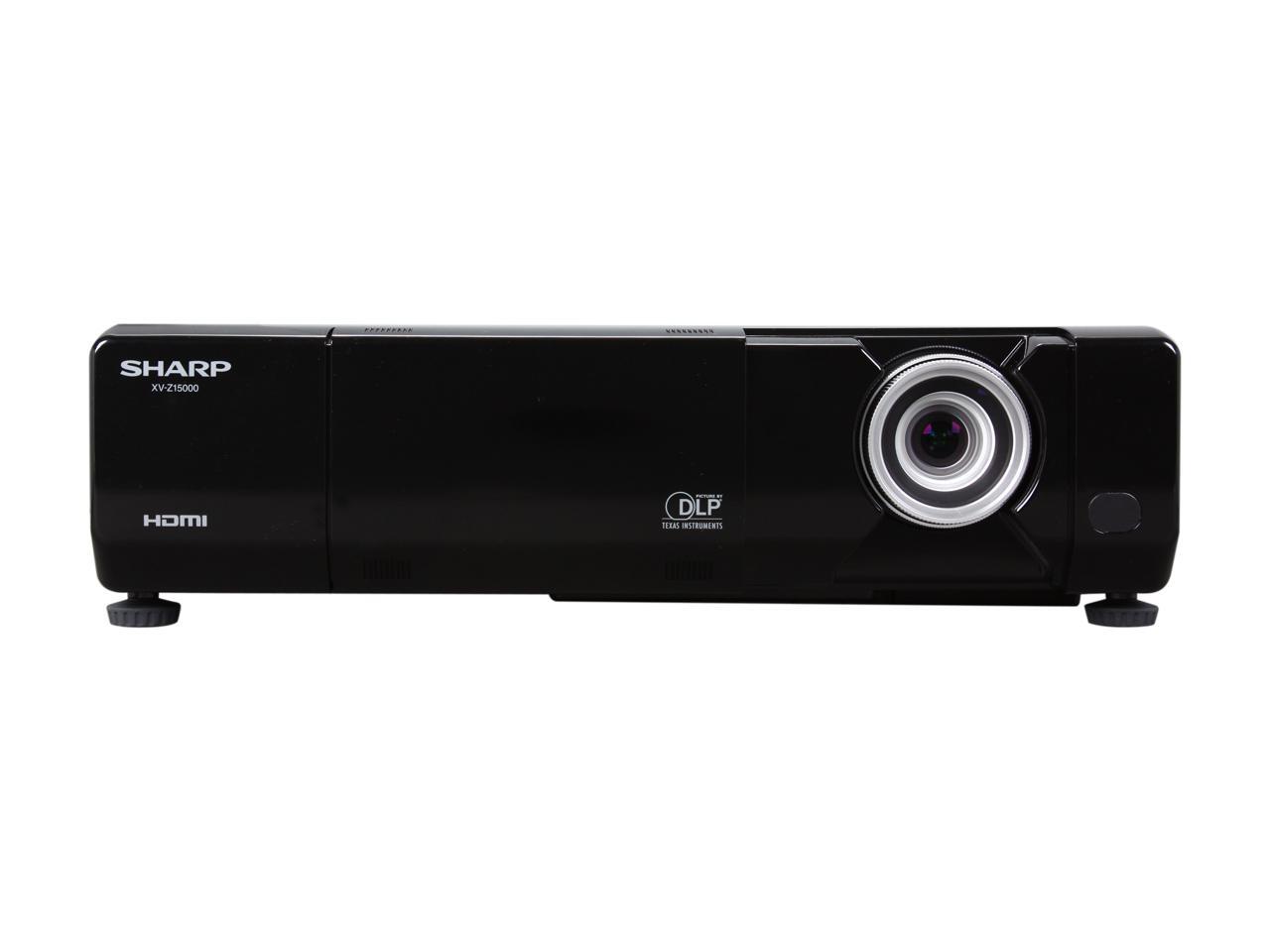 Refurbished: SHARP XVZ15000 DLP Home Theater Projector - Newegg.com