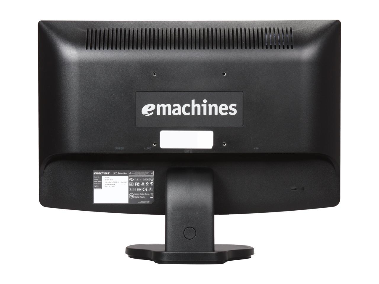 Refurbished: eMachines 19" LCD Monitor 5 ms 1360 x 768 D-Sub L-ET.XE2HZ ...