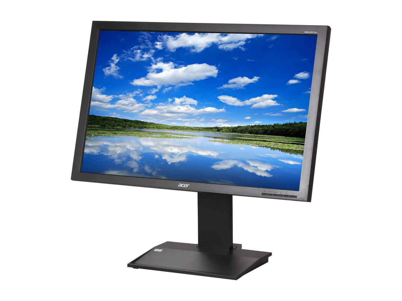 Acer 24" IPS Height & Pivot Adjustable IPS LCD Monitor w/ DisplayPort ...