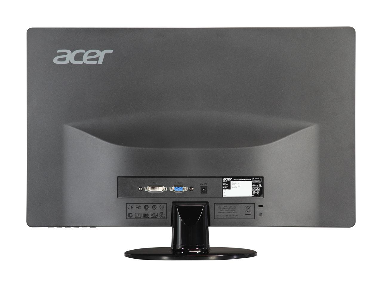 Acer S Series S230HL Abd Black 23" 5ms Widescreen LED Monitor 250 cd/m2 ...