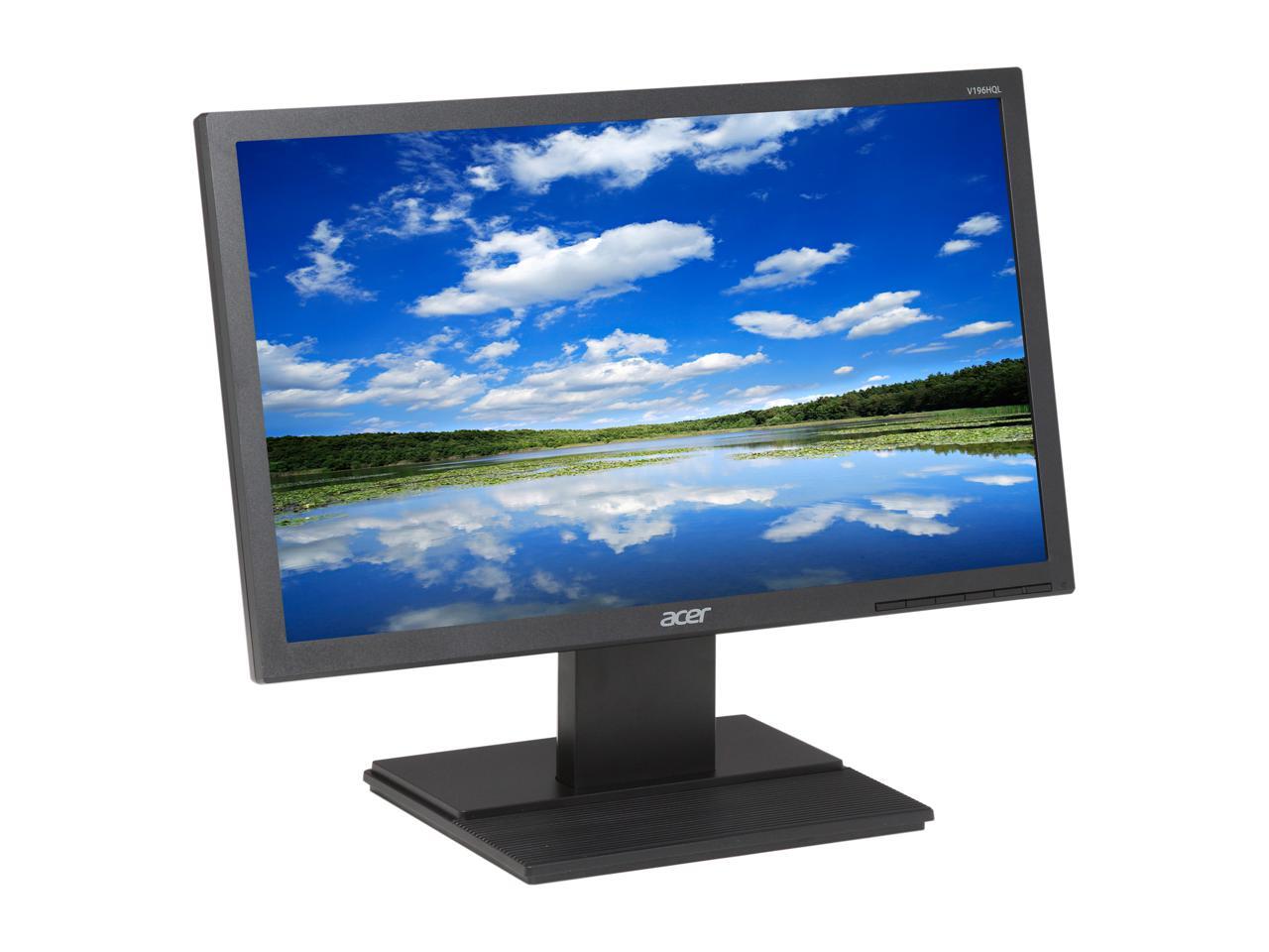 Acer V196HQL Ab 19" (Actual szie 18.5") WXGA 1366 x 768 5ms 60Hz VGA ...