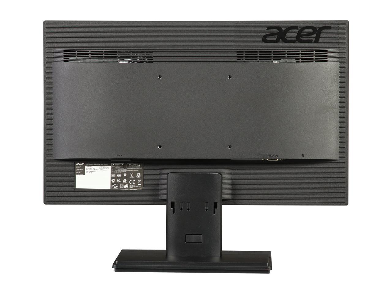 Refurbished: Acer 19" (Actual size 18.5") 60 Hz LCD Monitor 5 ms 1366 x ...