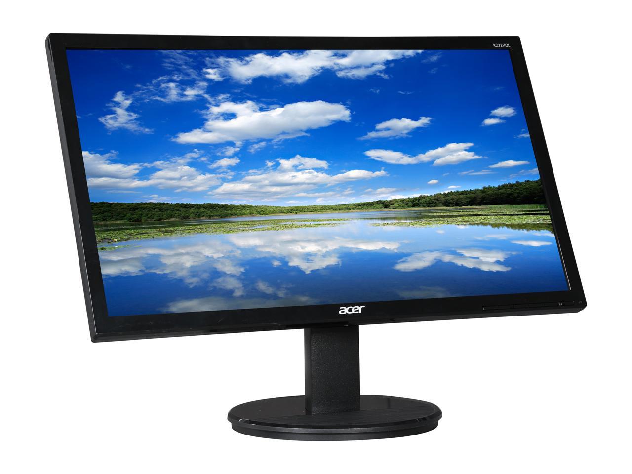 Refurbished: Acer K222HQL bd Black 21.5" 5ms Widescreen LED Backlight ...