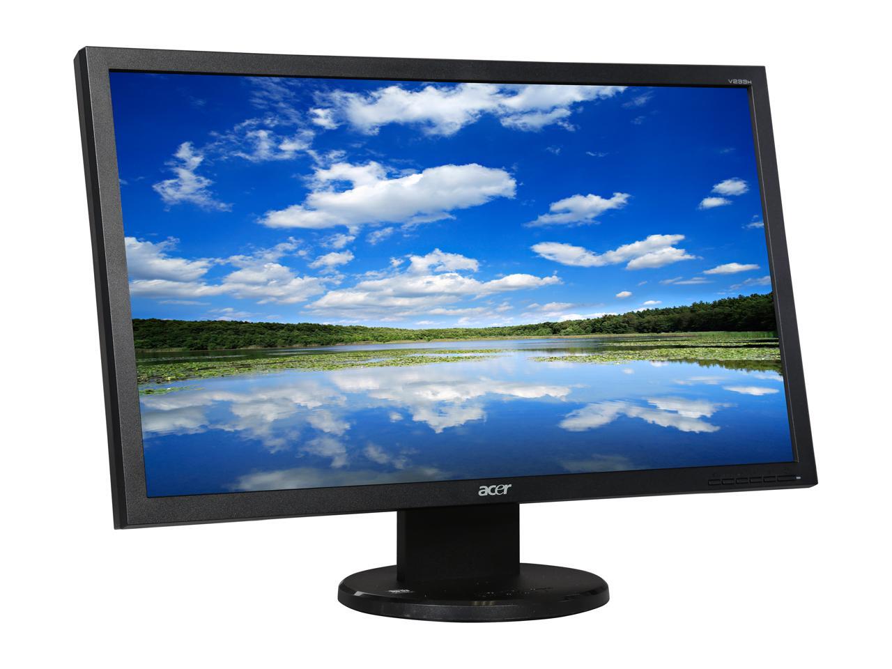 Refurbished: Acer 23" TN FHD LCD Monitor 5 ms 1920 x 1080 V233H AJbd ...