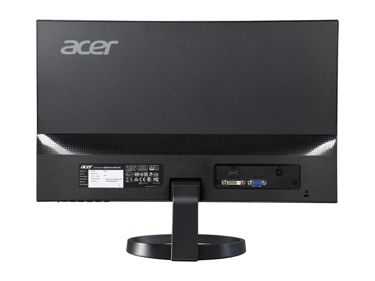 Acer R Series R221Q bid 22" (Actual size 21.5") IPS 4ms (GTG ...