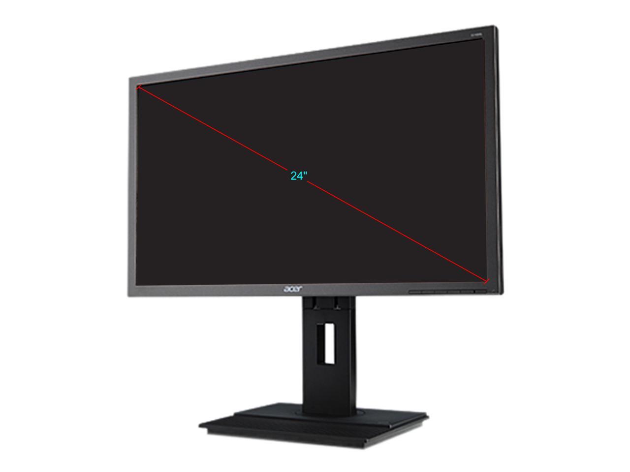 Acer B246HL ymdpr 24" Full HD 1920 x 1080 60Hz VGA DVI Built-in ...