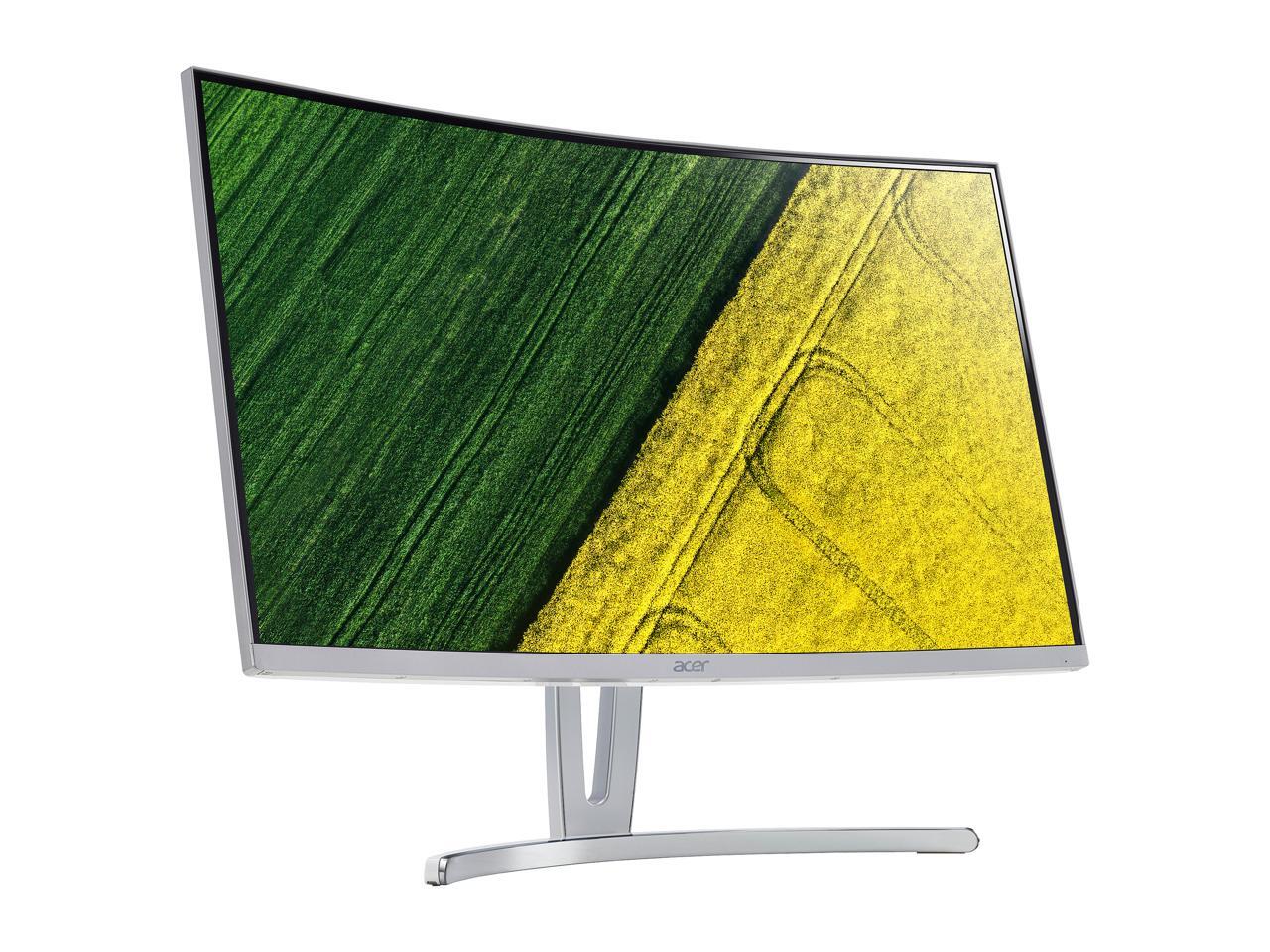 Acer ED Series ED273 Silver 27" VA 4ms (GTG) Curved Widescreen LED/LCD ...