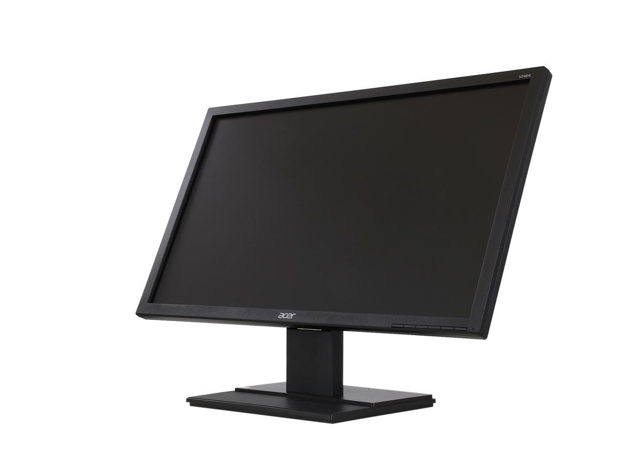 Refurbished: Acer V246HL 24" Full HD 1920x1080 60Hz 5ms HDMI VGA ...