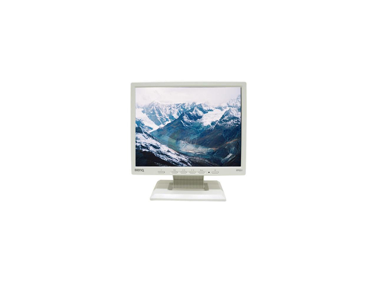BenQ 15" Active Matrix, TFT LCD XGA LCD Monitor 25 ms 1024 x 768 D-Sub ...