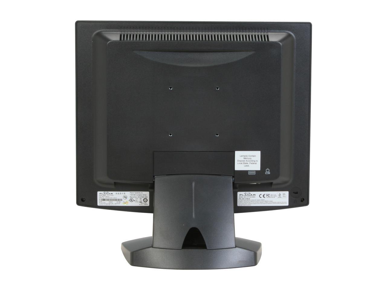 PLANAR PT1510MX Black 15" Dual serial/USB 5-wire Resistive Touchscreen ...