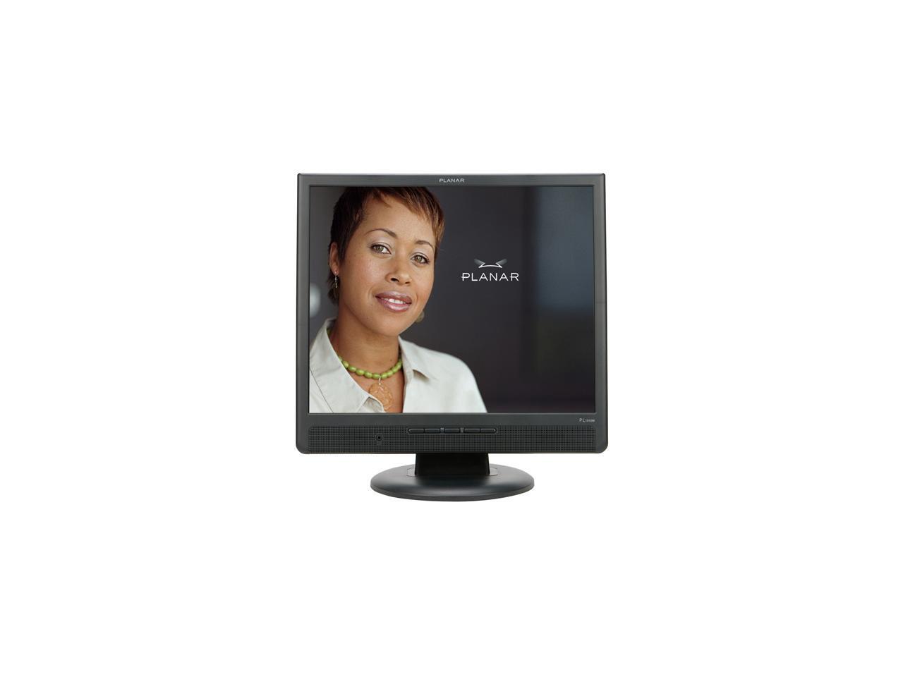 PLANAR 19" SXGA LCD Monitor 5 ms 1280 x 1024 D-Sub, DVI PL1910M ...
