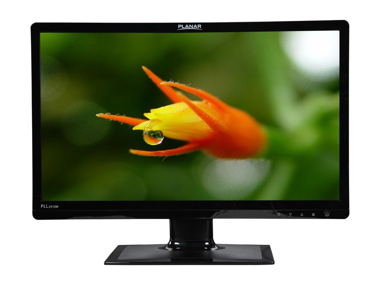 PLANAR PLL2410W Black 24" 5ms Widescreen LED Backlight LCD Monitor ...