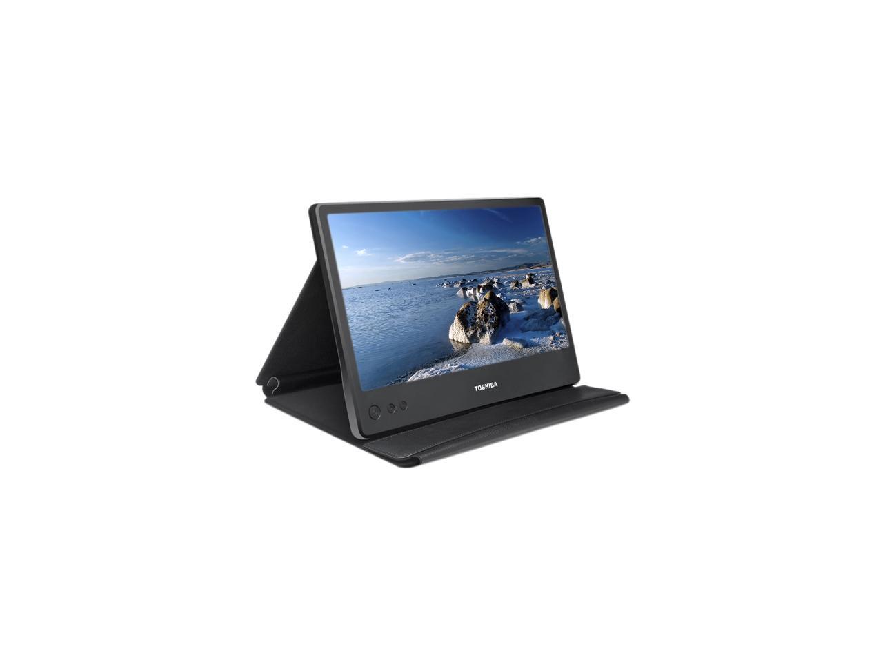 TOSHIBA 14" USB Mobile LCD Monitor 16 ms 1366 x 768 USB PA3923U-2LC3 ...