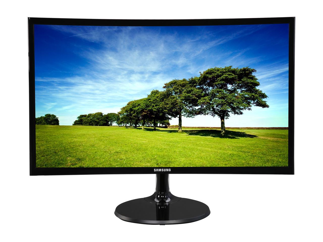 SAMSUNG 390 Series C24F390 Glossy Black 24" HDMI Widescreen LCD/LED ...