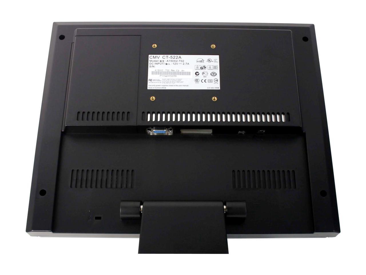 CMV 15" Active Matrix, TFT LCD XGA LCD Monitor 16 ms 1024 x 768 CT-522A ...