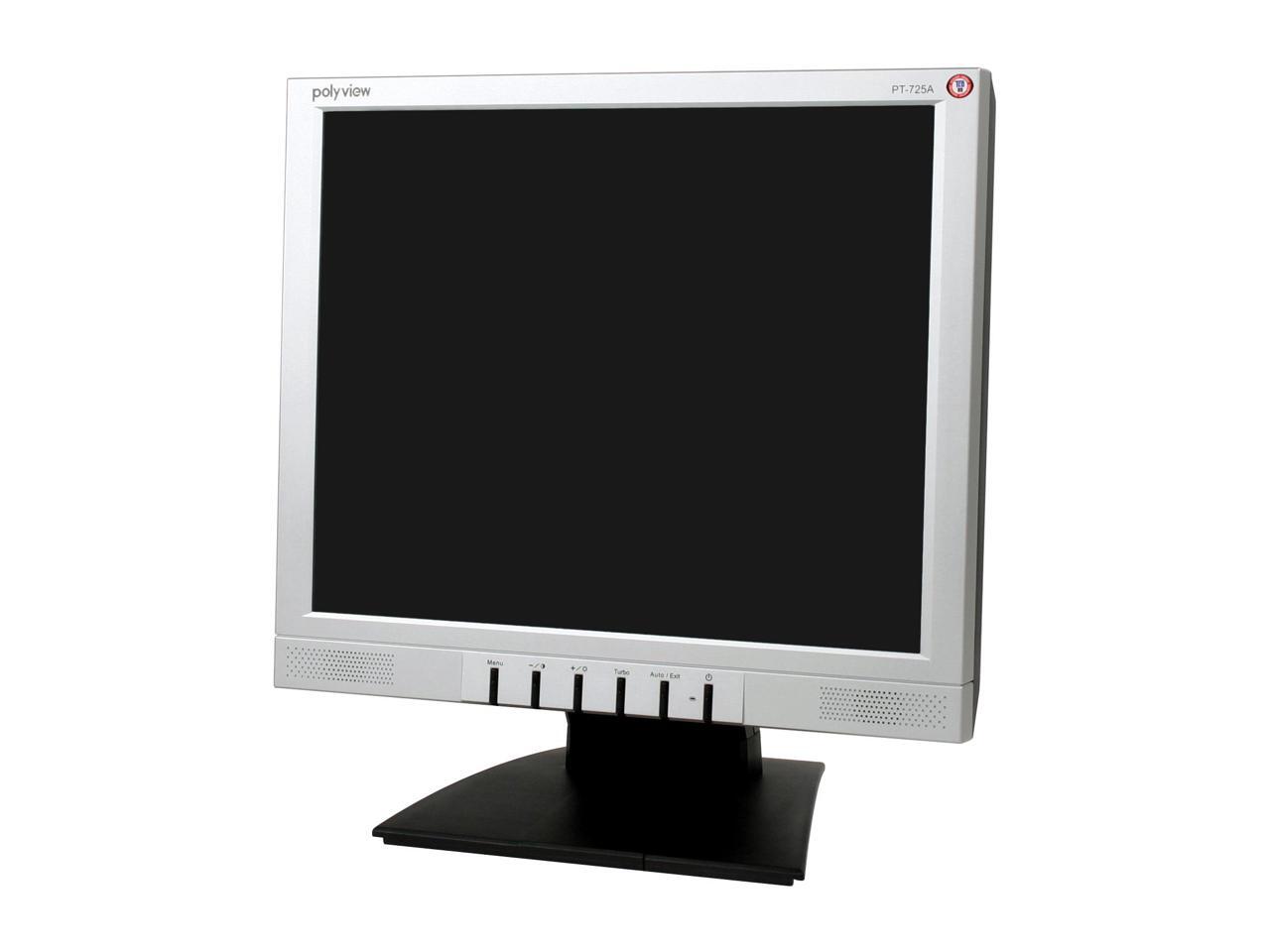 Polyview 17" Active Matrix, TFT LCD SXGA LCD Monitor 16 ms 1280 x 1024 ...