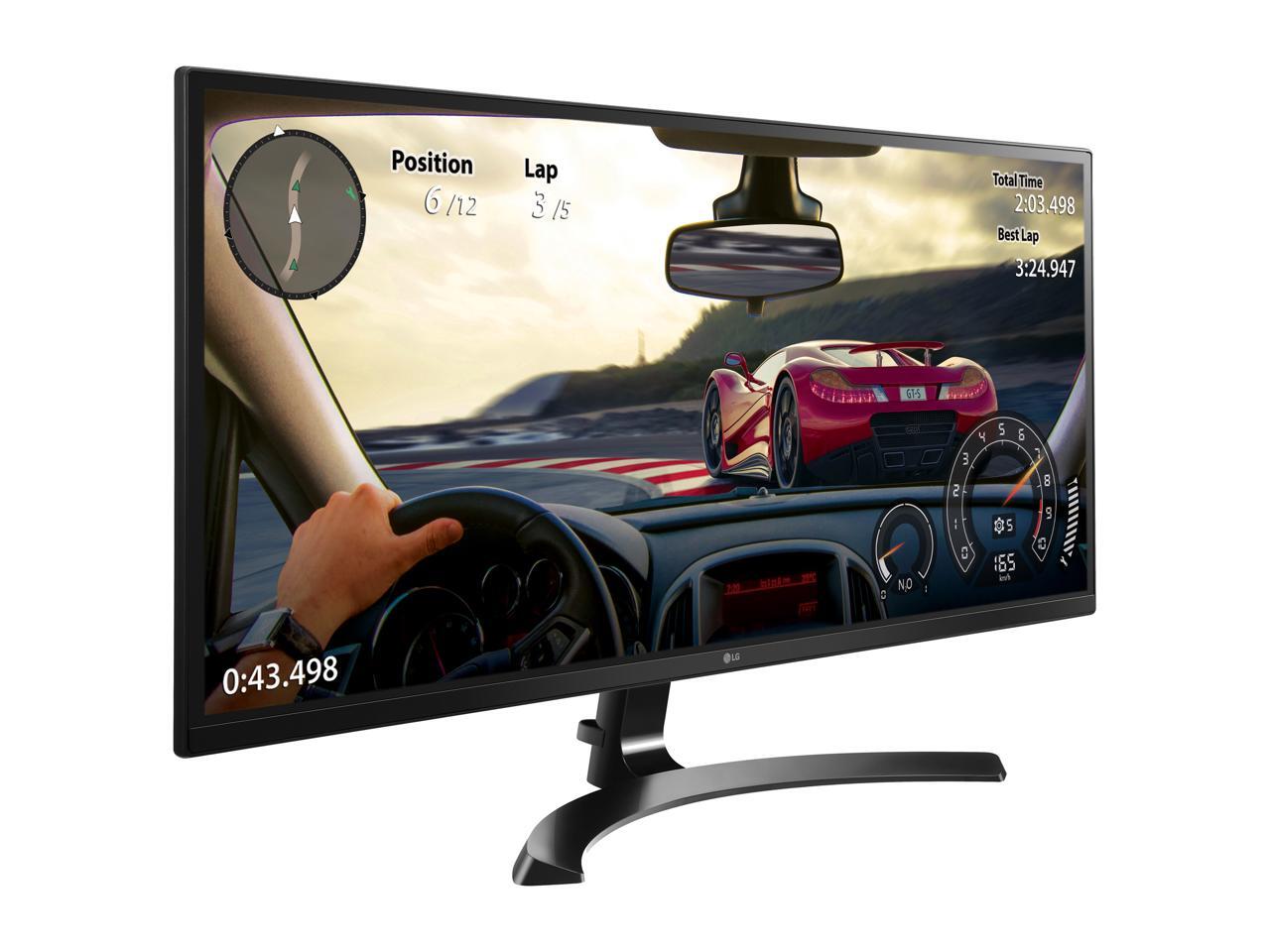 LG 34UM59-P 34" Full HD IPS LED Black FreeSync 21:9 Gaming Monitor ...