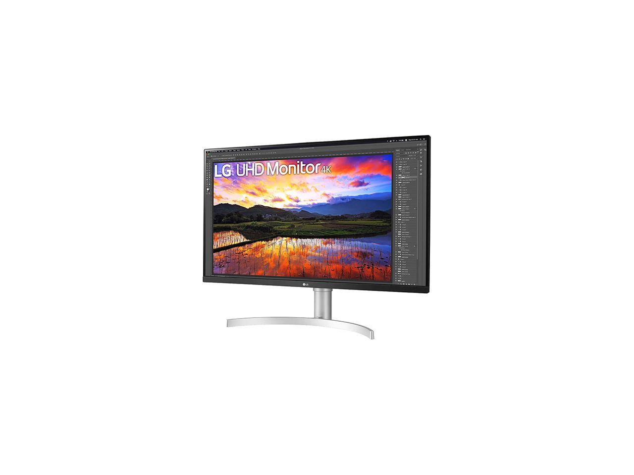 LG 32UN650-W 32" (31.5" Viewable) UHD 3840 x 2160 (4K) 5 ms (GTG) 60 Hz ...