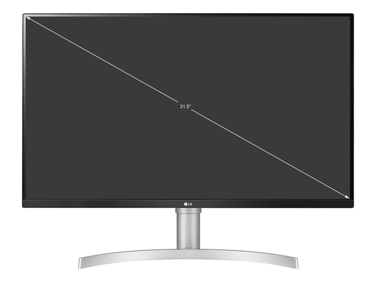 LG 32UN650-W 32" (31.5" Viewable) UHD 3840 x 2160 (4K) 5 ms (GTG) 60 Hz ...