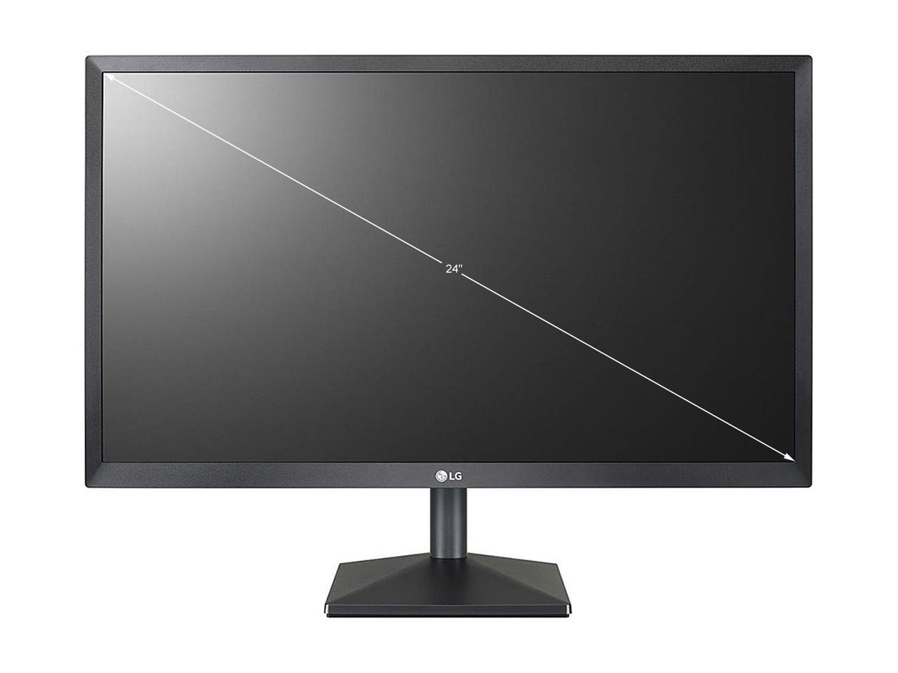 Refurbished: LG 24" TN FHD Monitor, A-Grade 2ms (GTG) 1920 x 1080 D-Sub ...