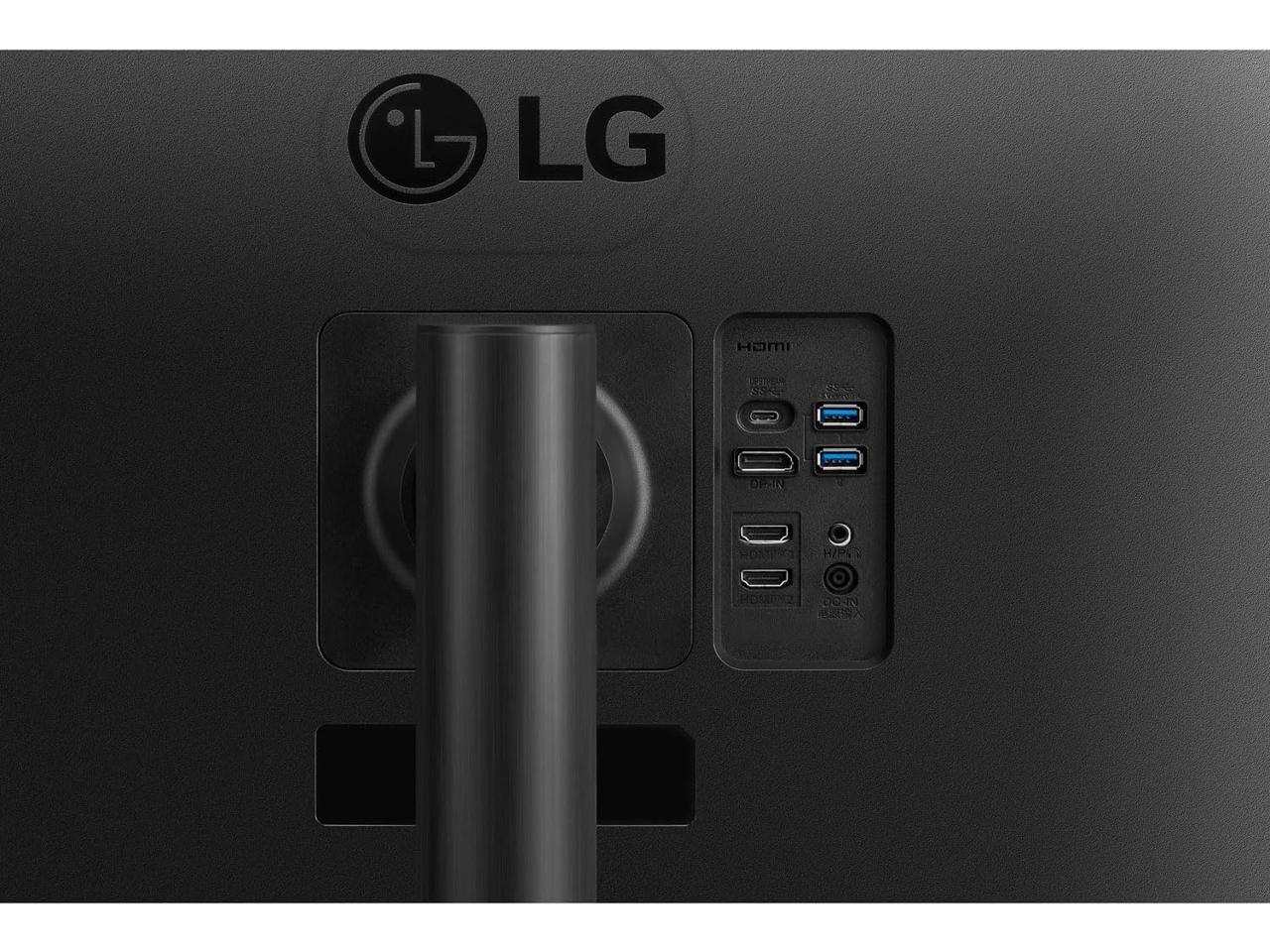 LG 34WR55QC-B 34" Curved UltraWide WQHD HDR 10 100Hz Monitor with USB ...