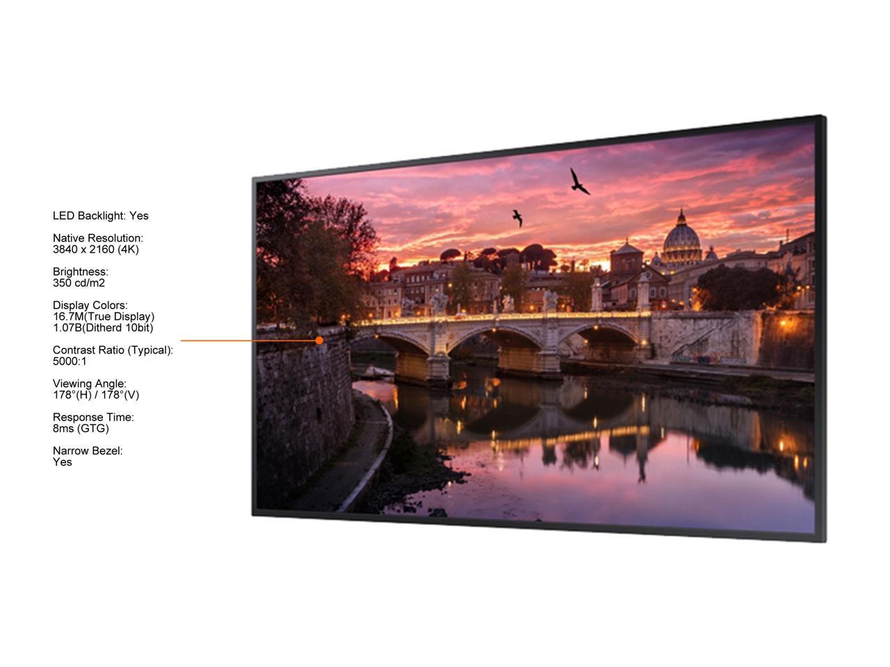 Used - Like New: Samsung QB43R-B 43" 4K Built-in Speaker Commercial ...