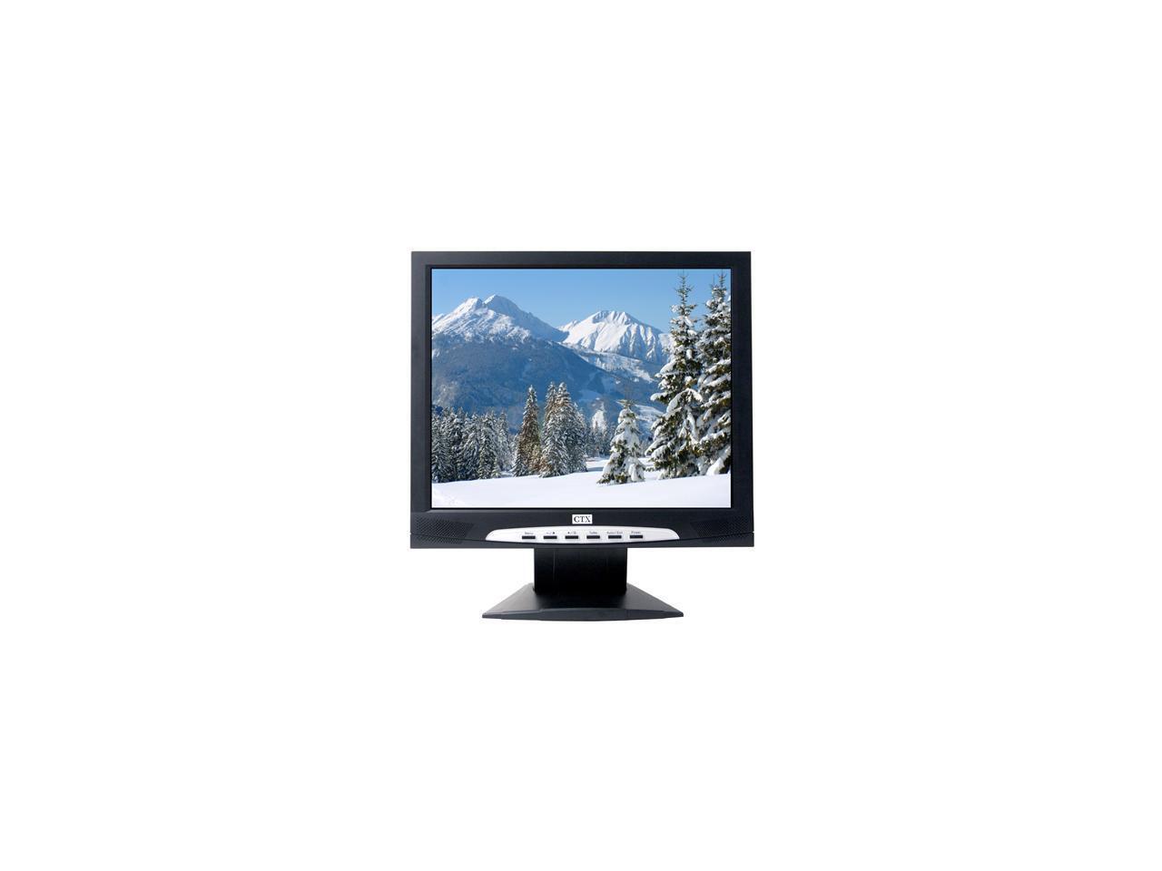 CTX 17" Active Matrix, TFT LCD SXGA LCD Monitor 14 ms 1280 x 1024 X701A ...
