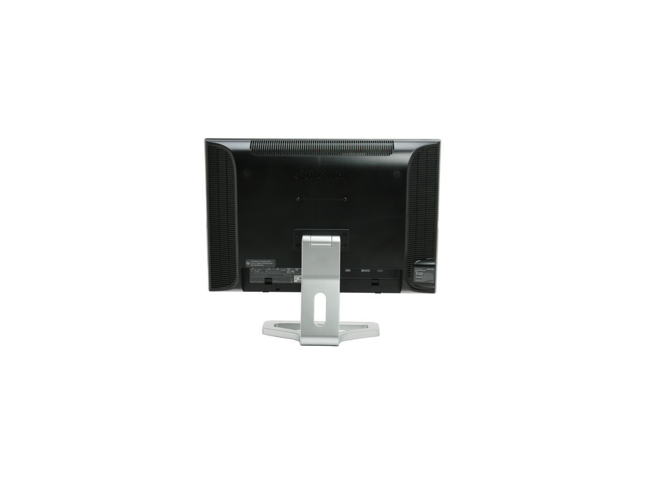 Gateway HD2200 Black-Silver 22" 4ms DVI HDMI Widescreen LCD Monitor 300 ...