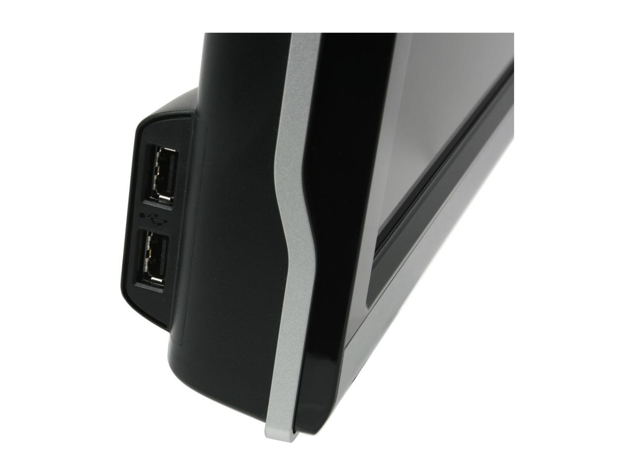 Gateway FHD2400 Black-Silver 24" 3ms HDMI Widescreen LCD Monitor w/ 4 ...