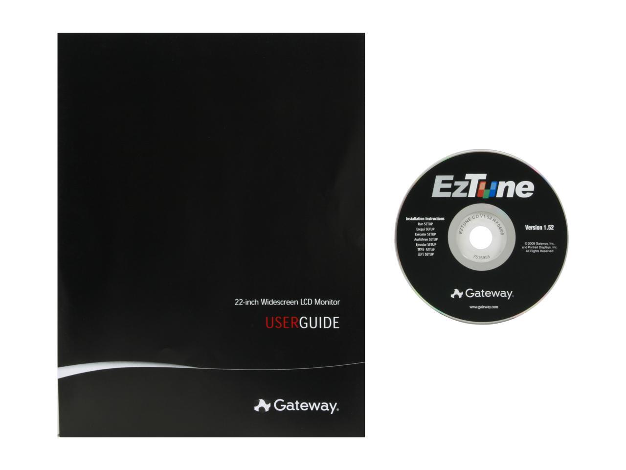 Gateway 22" Active Matrix, TFT LCD WSXGA+ LCD Monitor 5 ms 1680 x 1050 ...