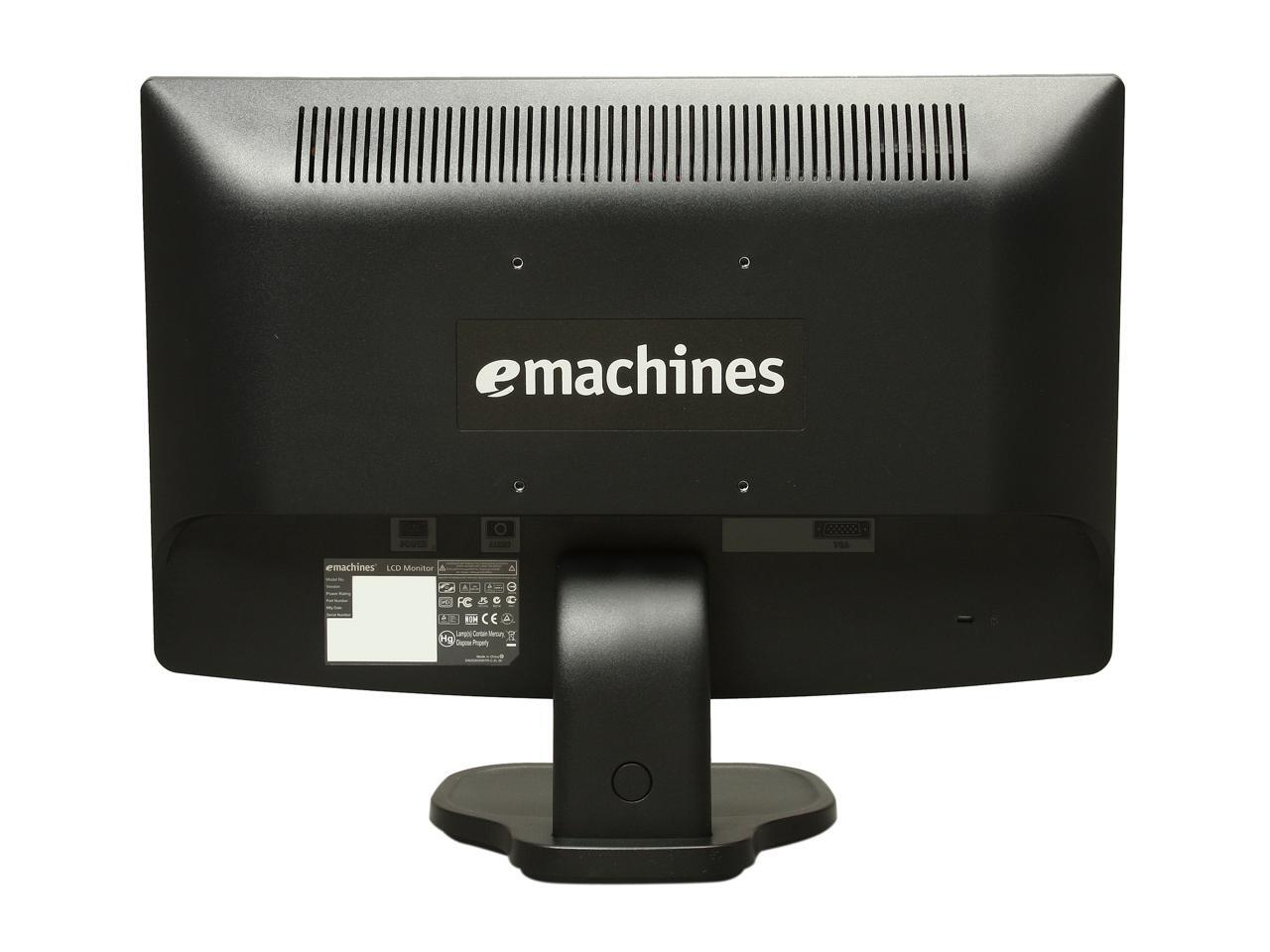 Refurbished: eMachines 18.5" LCD Monitor 5 ms 1366 x 768 D-Sub E182H ...