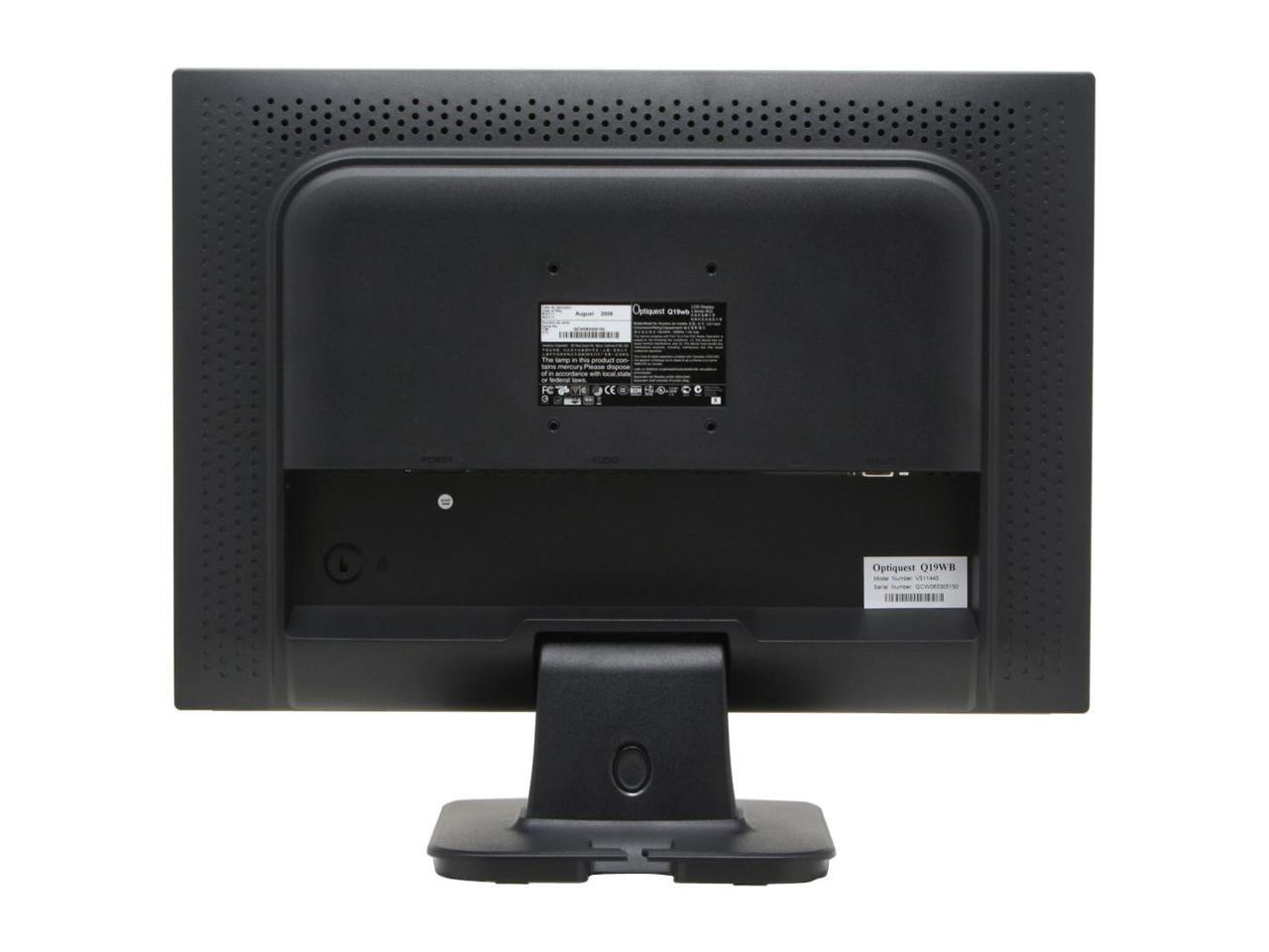 ViewSonic 19" Active Matrix, TFT LCD WXGA+ LCD Monitor 5 ms 1440 x 900 ...