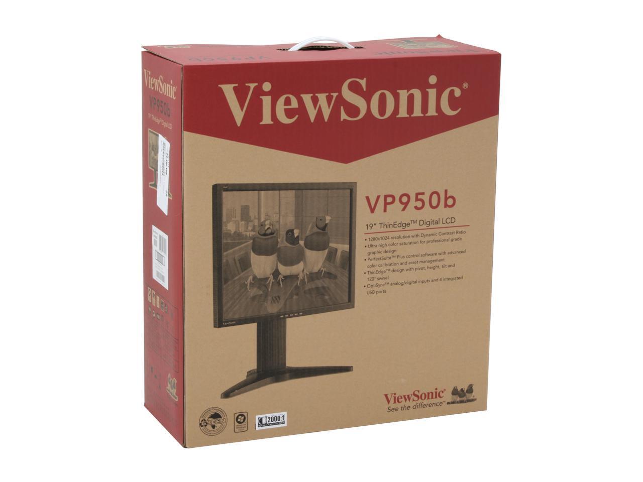 ViewSonic 19" Active Matrix, TFT LCD SXGA LCD Monitor 5ms, 2ms(GTG ...
