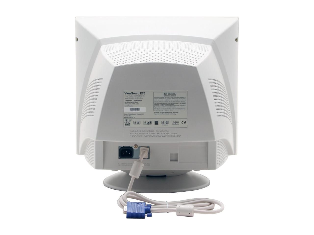 ViewSonic E70 Beige 17" CRT Monitor - Newegg.com