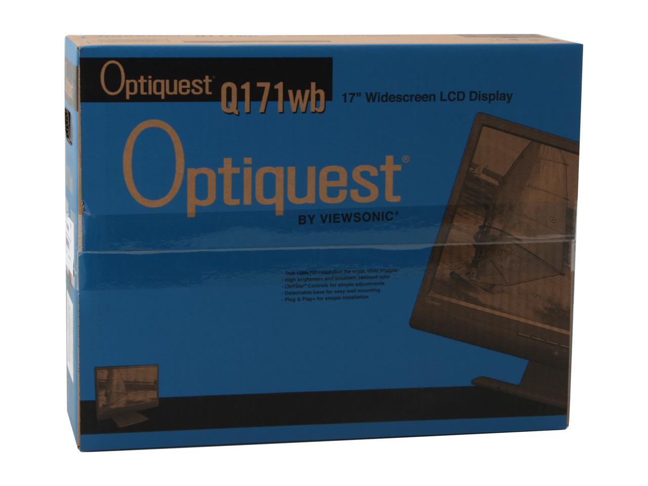 ViewSonic 17" Active Matrix, TFT LCD LCD Monitor 8 ms 1280 x 720 D-Sub ...