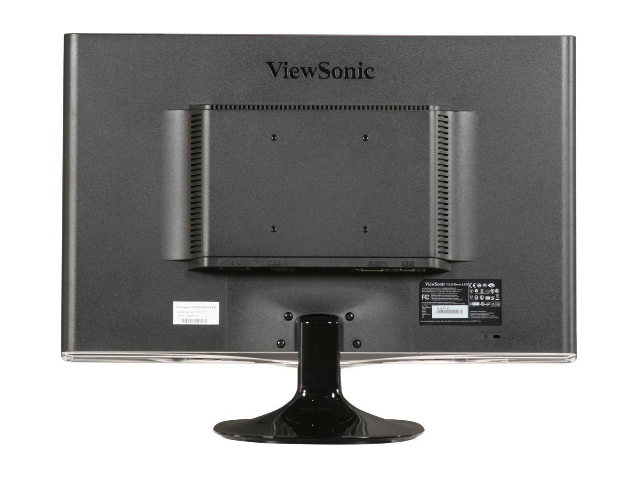 ViewSonic VX2450wm-LED Black 24" LED LCD Monitor - Newegg.com