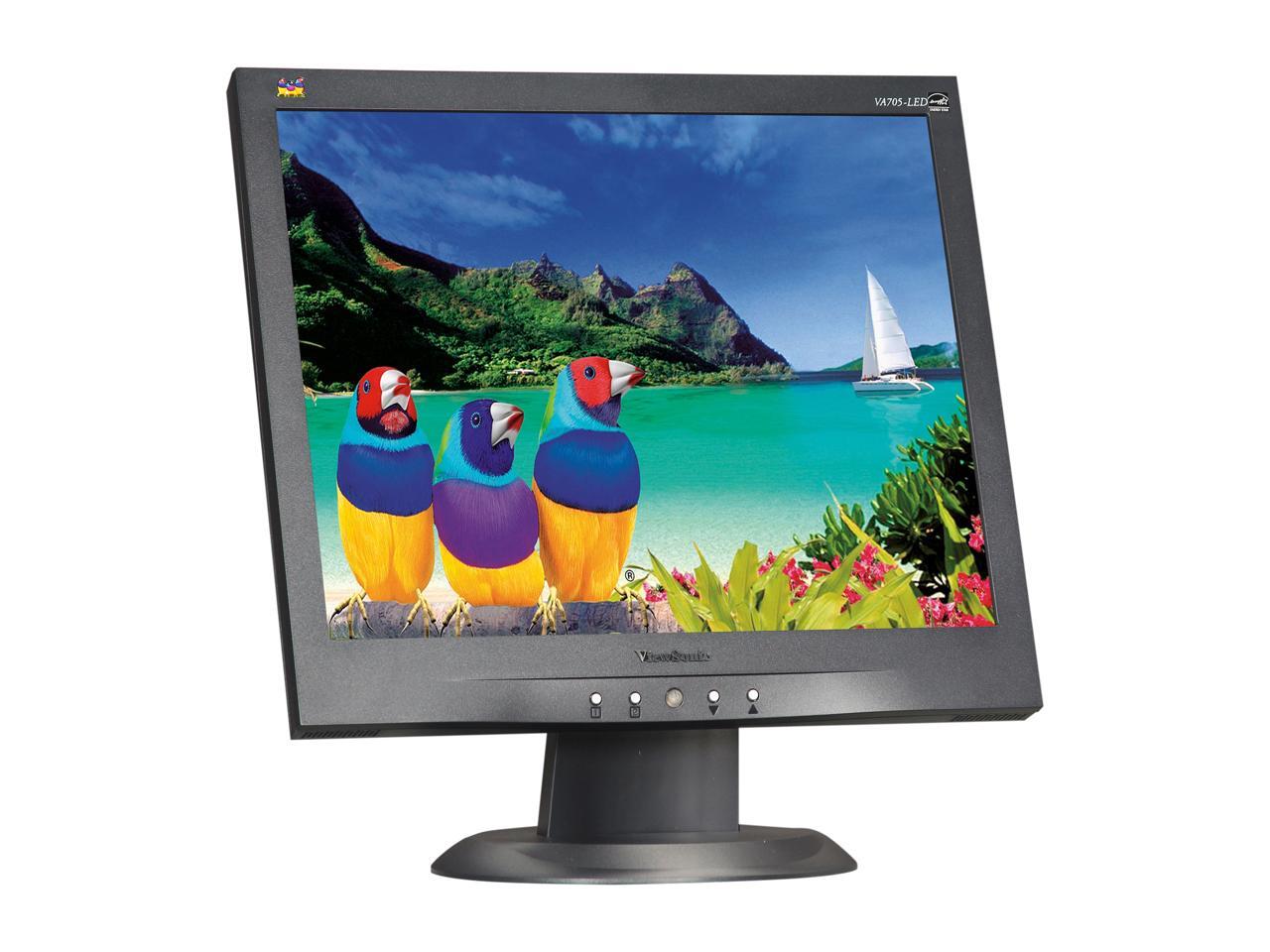 ViewSonic 17" LED Monitor 5 ms 1280 x 1024 D-Sub VA705-LED - Newegg.com