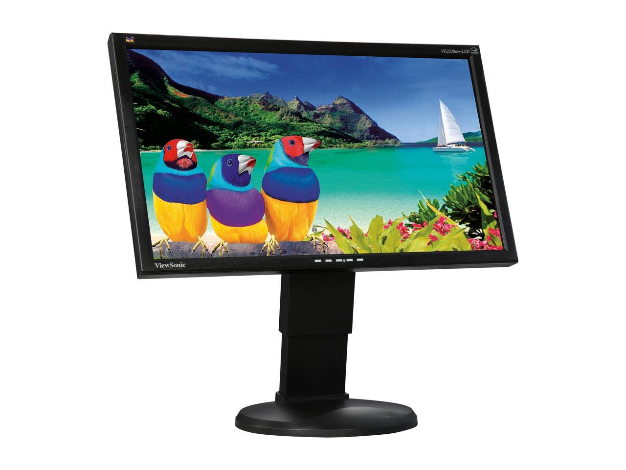Refurbished: ViewSonic VG2228WM-LED 22" Widescreen LED Monitor.B Grade ...