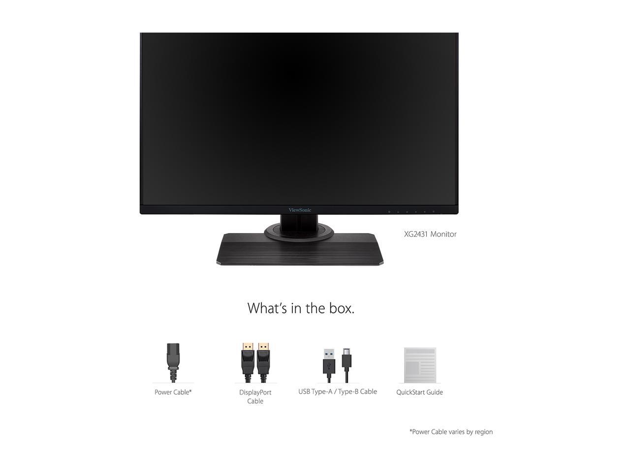 ViewSonic XG2431 24 Inch 1080p 240Hz 1ms Gaming Monitor with AMD ...