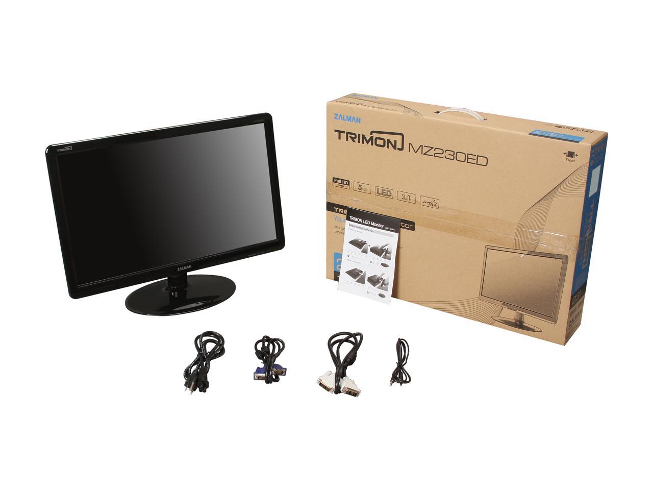 Zalman 23" LCD Monitor 5 ms 1920 x 1080 D-Sub, DVI MZ230ED - Newegg.com