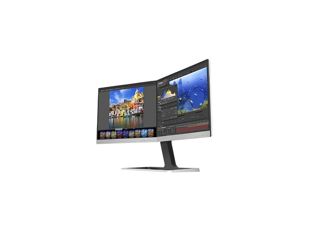 Philips Brilliance 19DP6QJNS 19" IPS LCD Dual-screen Monitor 1280 x ...