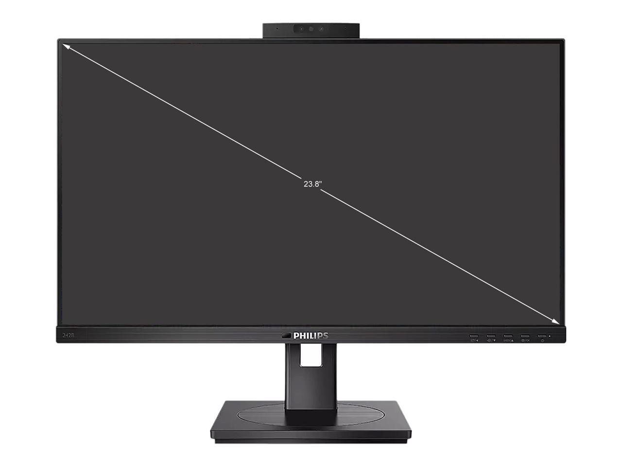 PHILIPS 24" (Actual Size 23.8") 75 Hz IPS LCD Monitor with Windows ...