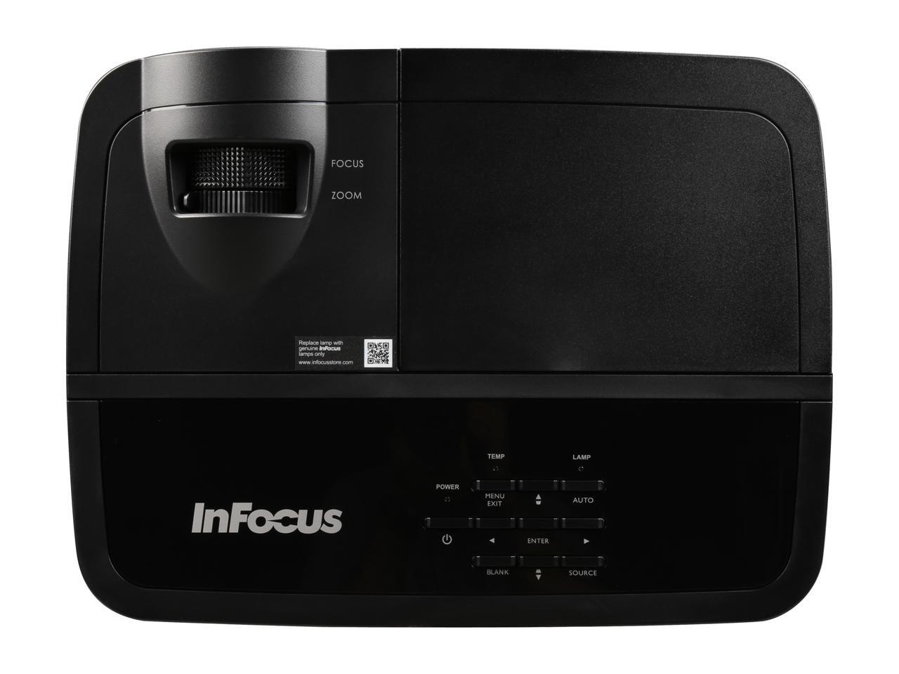 InFocus IN112x 800 x 600 SVGA 3200 Lumens, Contrast Ratio 15,000:1 ...
