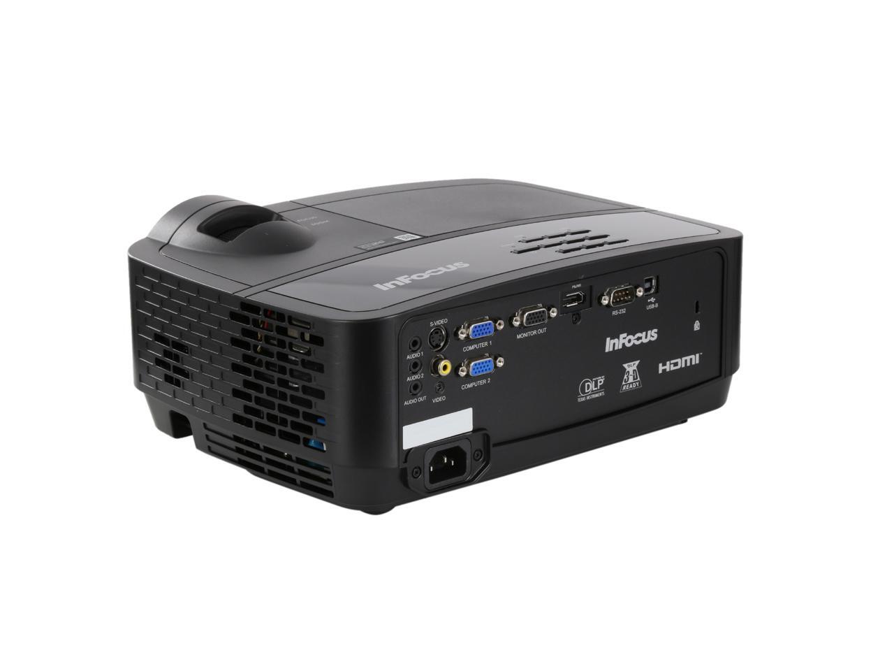 InFocus IN112x 800 x 600 SVGA 3200 Lumens, Contrast Ratio 15,000:1 ...