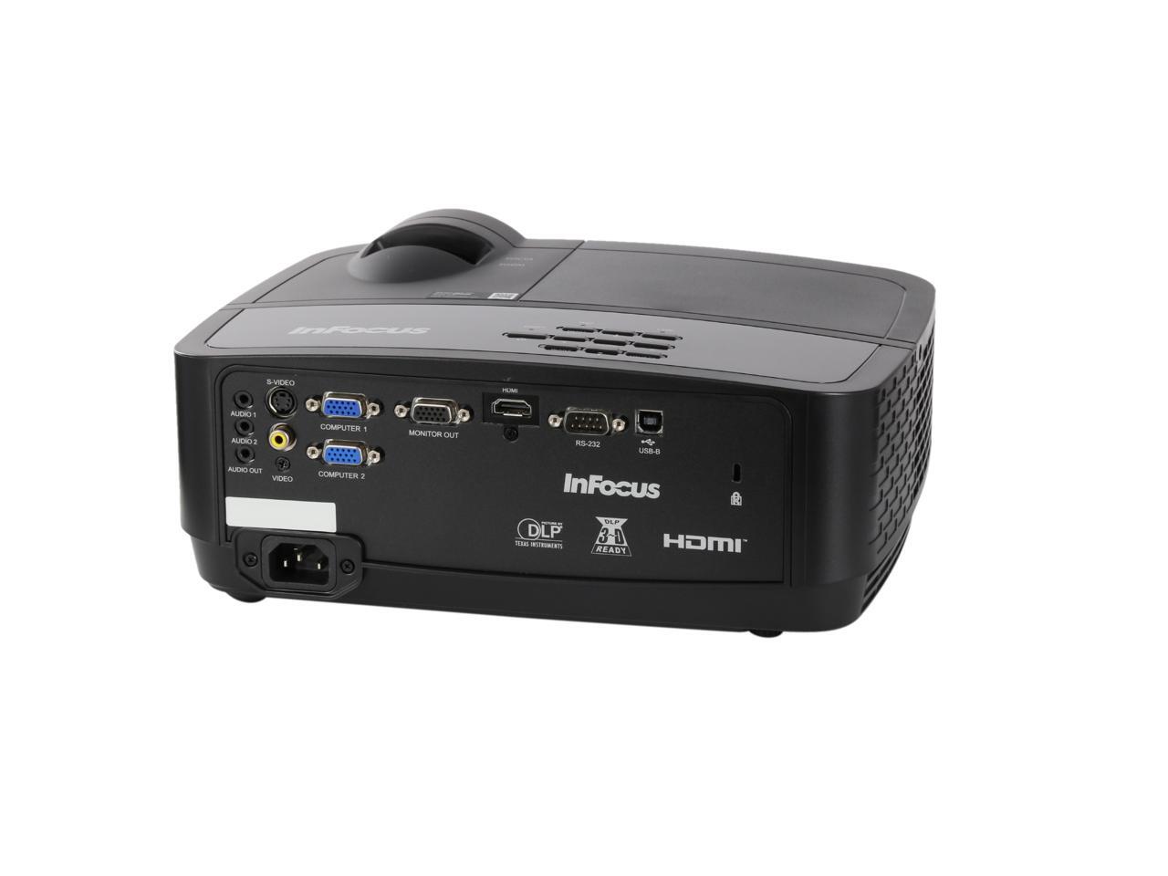 InFocus IN112x 800 x 600 SVGA 3200 Lumens, Contrast Ratio 15,000:1 ...