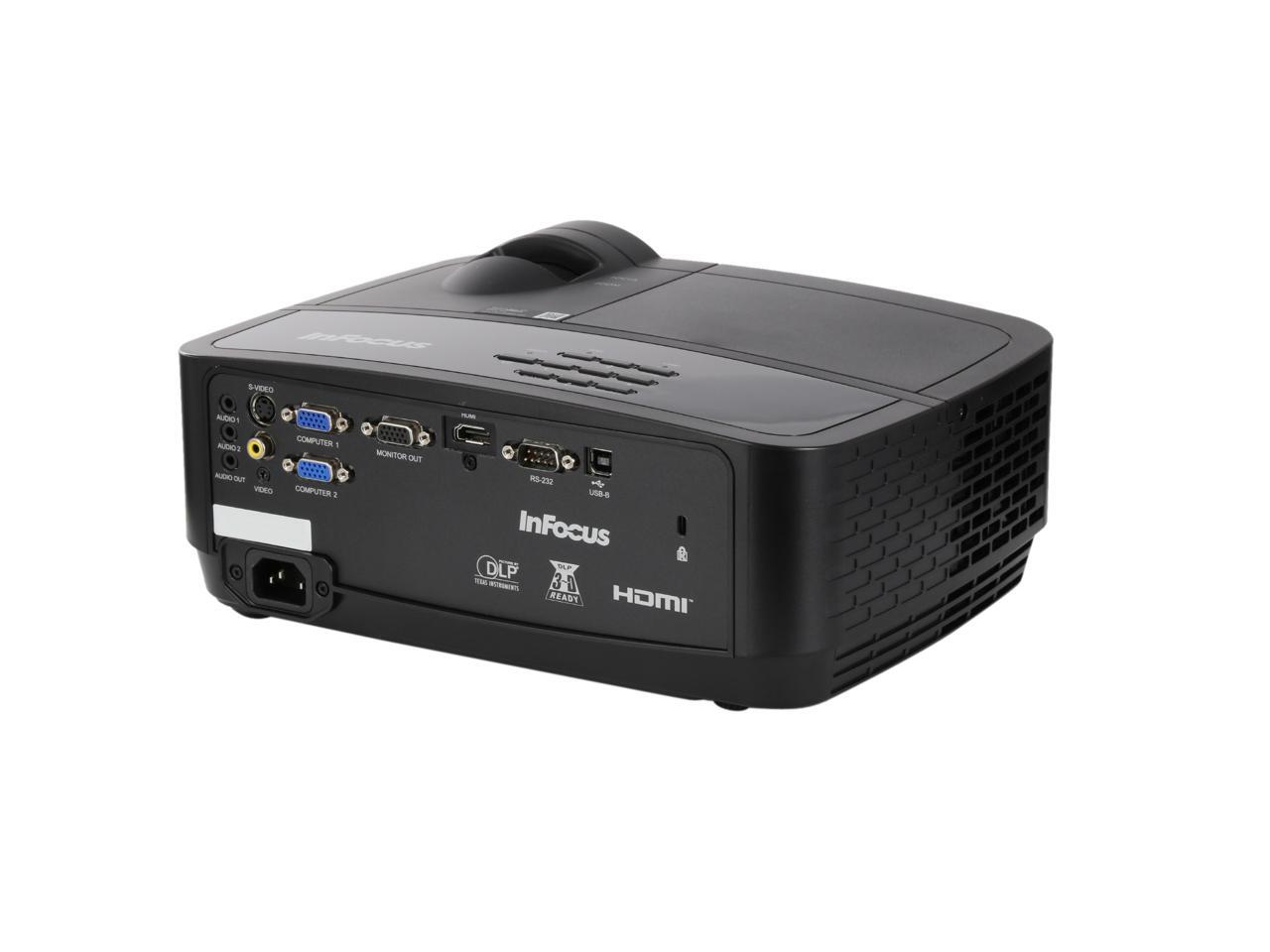 InFocus IN112x 800 x 600 SVGA 3200 Lumens, Contrast Ratio 15,000:1 ...