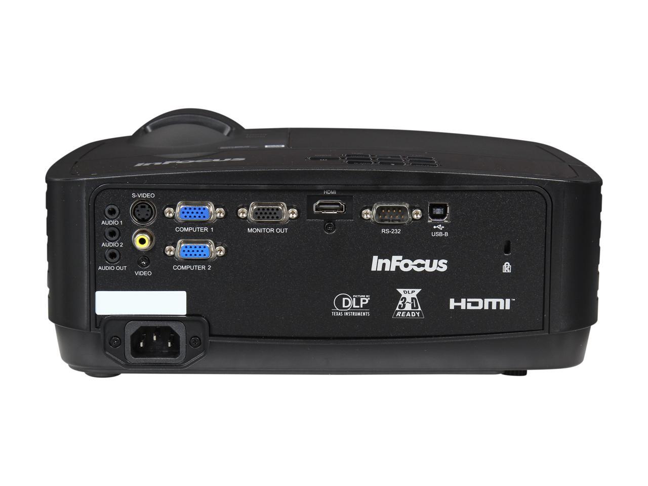 InFocus IN114x 1024 x 768 XGA 3200 Lumens, Contrast Ratio 15,000:1 ...