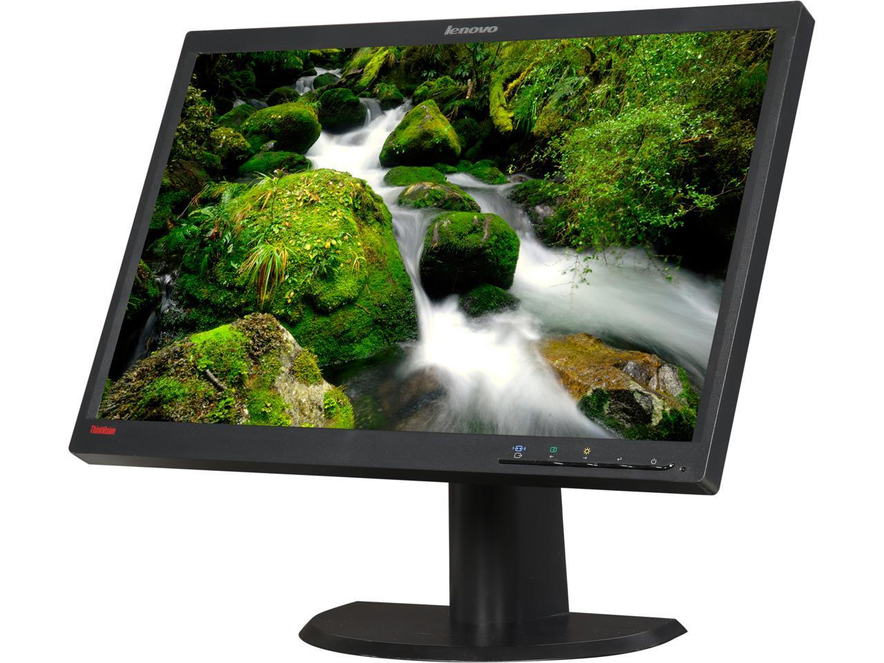 Refurbished: Lenovo 22" 60 Hz Monitors - LCD Flat Panel 5 ms L2250pwD ...