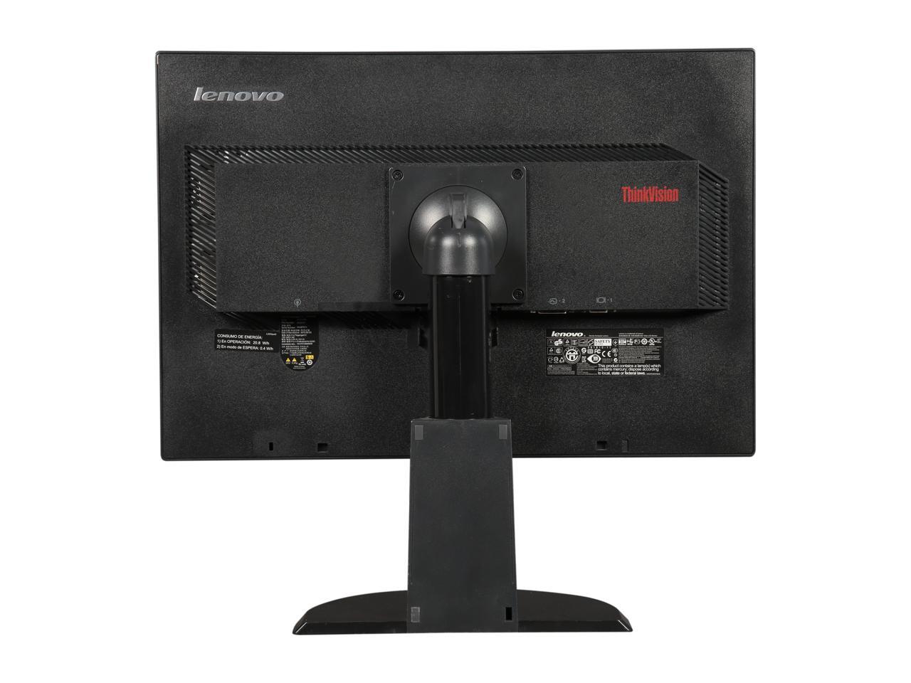 Refurbished: Lenovo 22" 60 Hz Monitors - LCD Flat Panel 5 ms L2250pwD ...