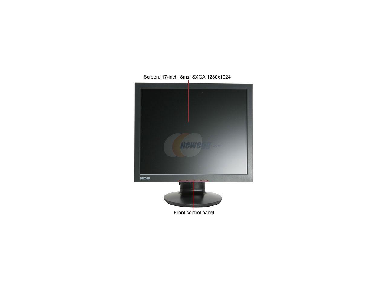 KDS 17" SXGA LCD Monitor 8 ms 1280 x 1024 D-Sub K-72B - Newegg.com